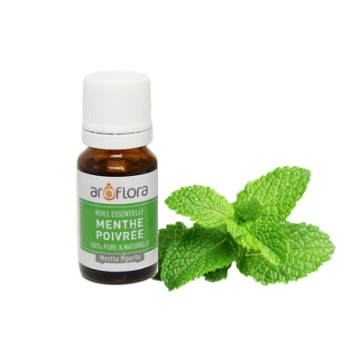 Menthe poivrée 100 % pure et naturelle - Huile essentielle BIO